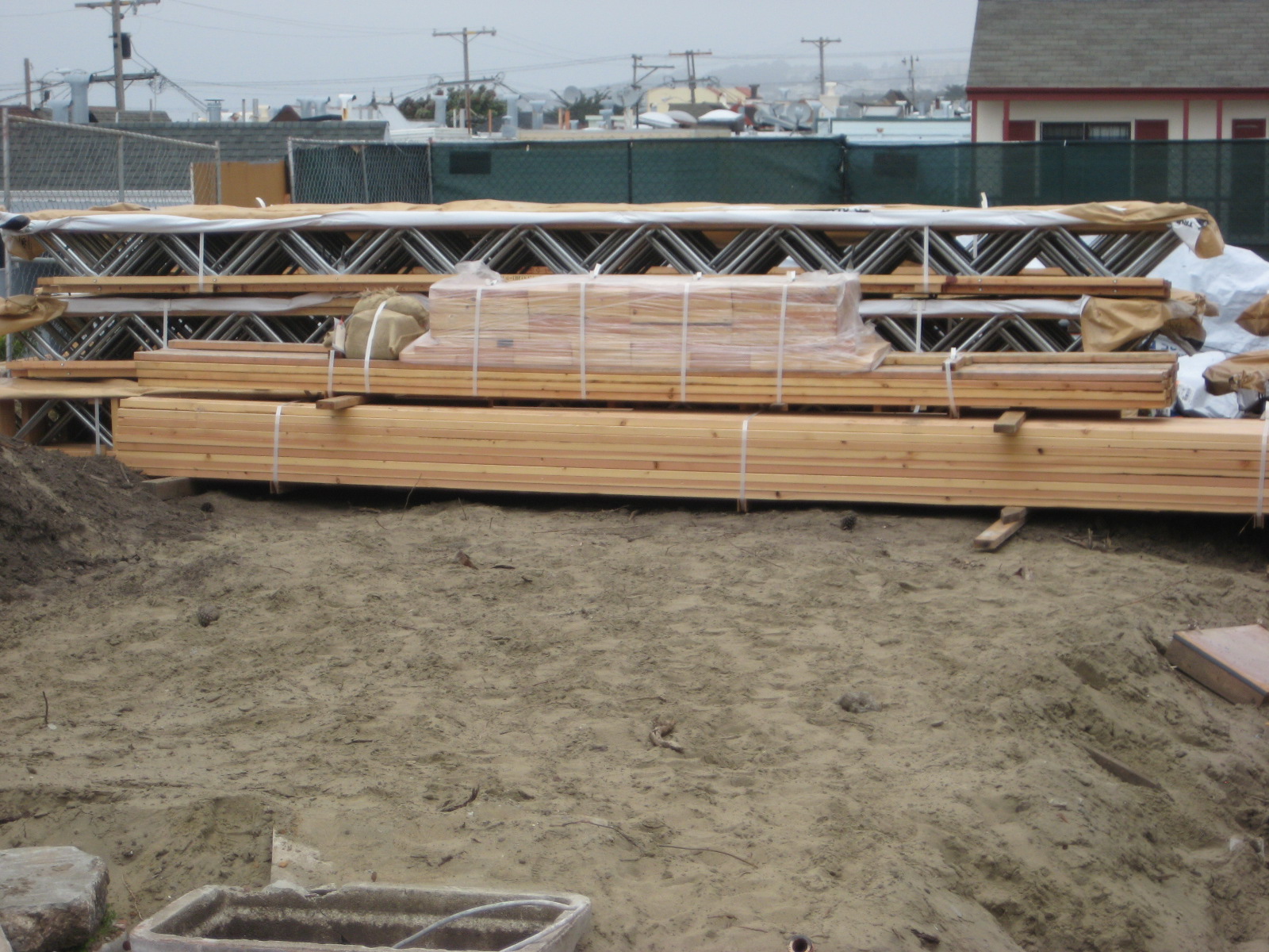 Ortega Branch Library: Our Open Web Trusses Have Arrived.