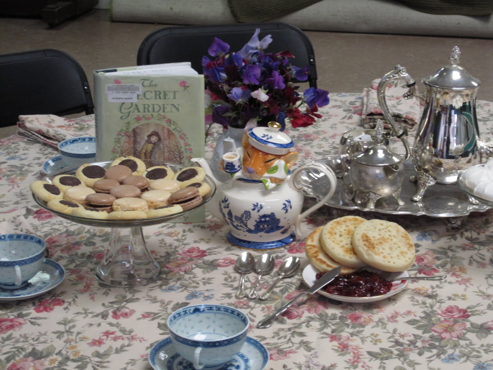 Ortega Branch Library: Our Secret Garden Book Club Tea Party