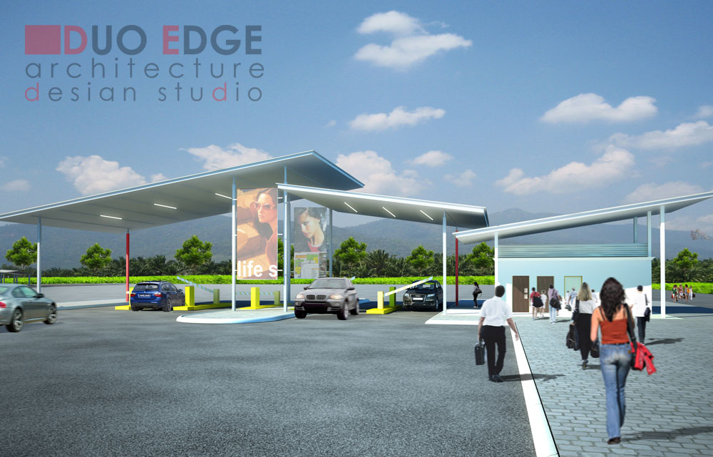duo edge architecture design studio: pedestrian walkway proposal