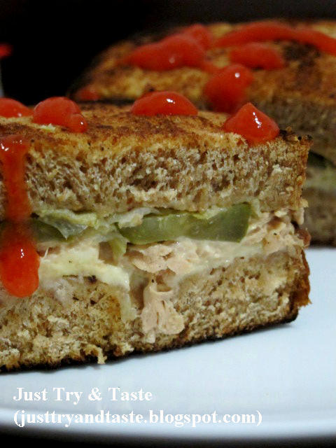 Sandwich Roti Gandum Isi Tuna | Just Try & Taste