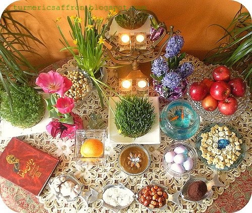 Turmeric & Saffron: Haft-Seen Photos