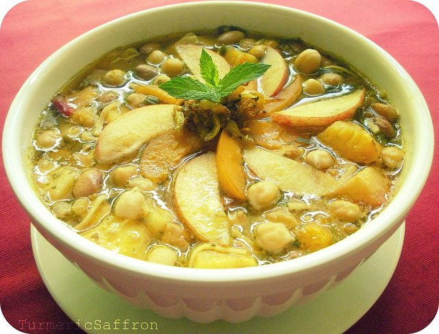 Turmeric & Saffron: Ash-e Miveh - Fresh Fruit Soup