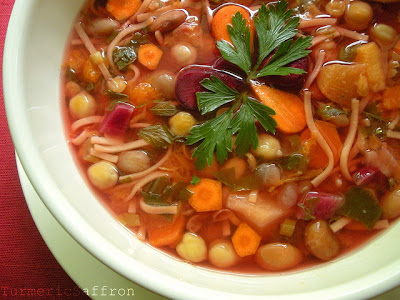 Turmeric & Saffron: Ash-e Miveh - Fresh Fruit Soup