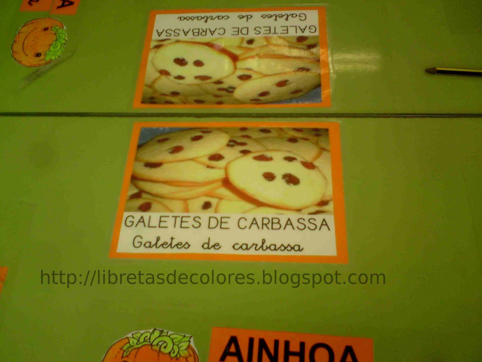 Libretas de colores: SOMOS LA CLASE DE LAS CALABAZAS.