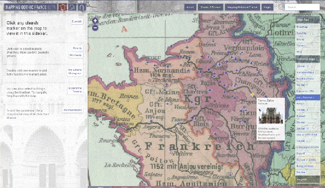 Map of the Week: Mapping Gothic France