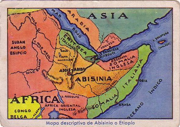 Memoria de Papel: Cromos temáticos - Abisinia