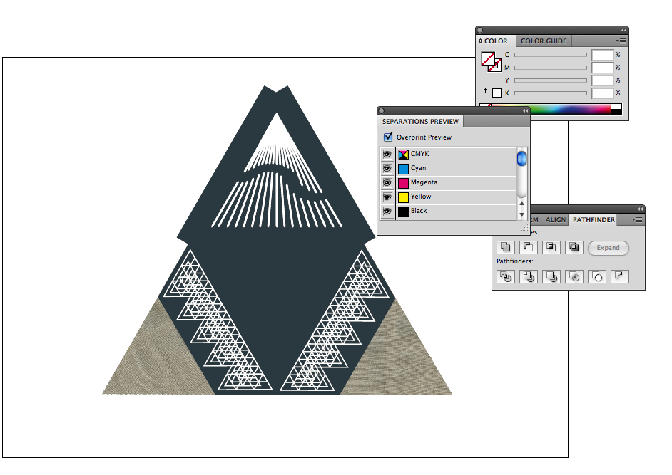 Design Practice: Nets on illustrator