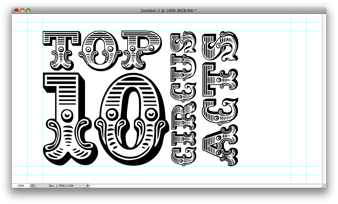 Design Practice: Type/ Layout for title