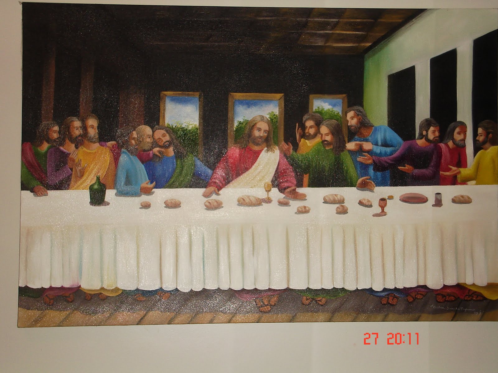 Alissa Sirachi Pagliuco - Pinturas em Geral: Santa-Ceia