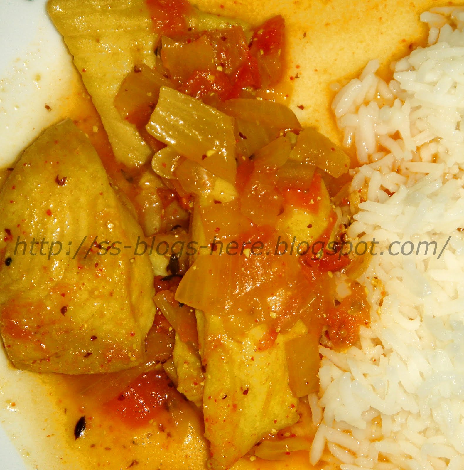 SS blogs here: Mustard Fish Curry with Tomatoes