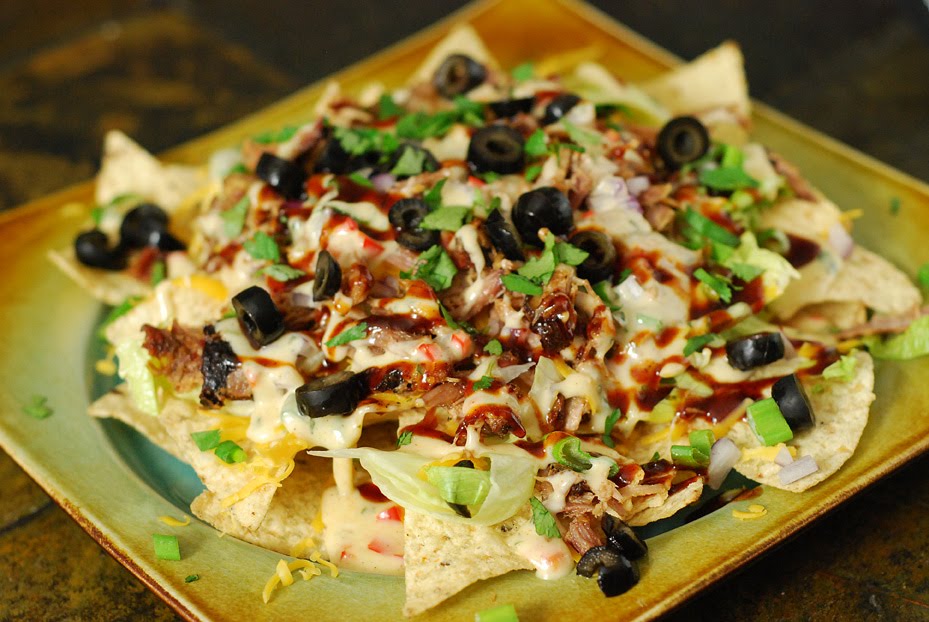 BBQ Nachos - Super Bowl of Nachos