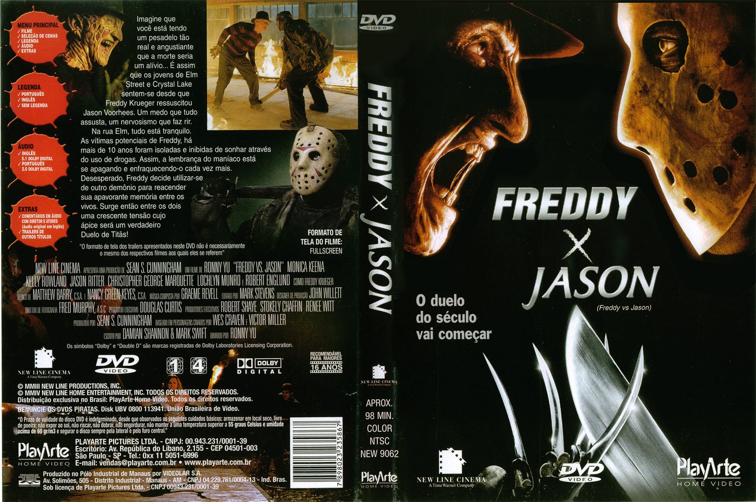 Freddy X Jason - Capas Covers - Capas De Filmes Grátis