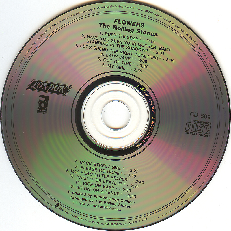 Musicotherapia: The Rolling Stones - Flowers (1967)