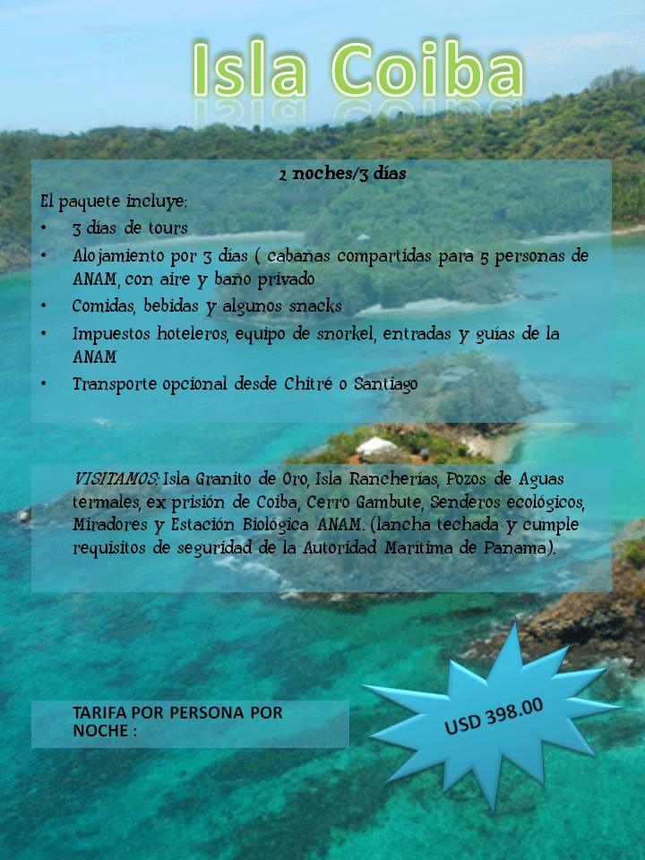 Tu Agente de Viaje.: Isla Coiba