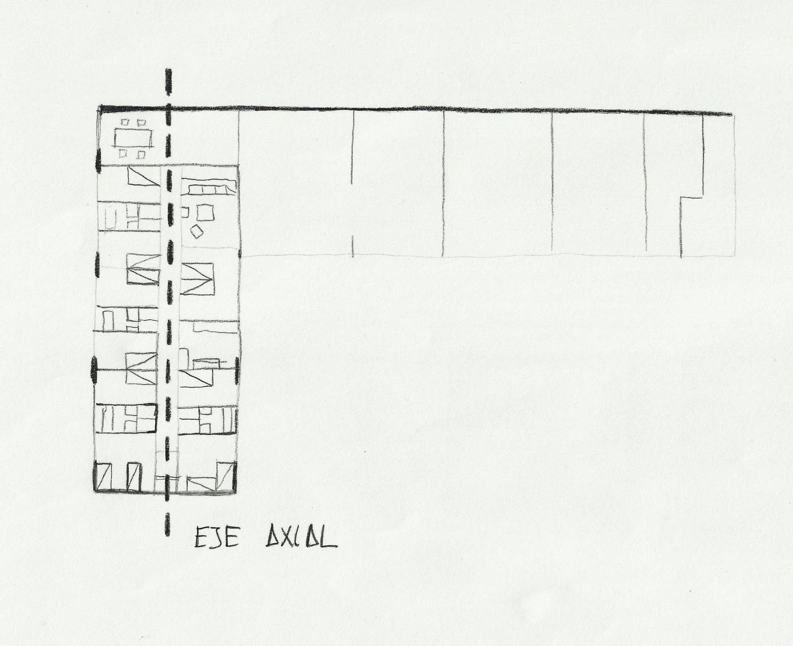 Análisis arquitectónico.: 6 - Geometría y axialidad.