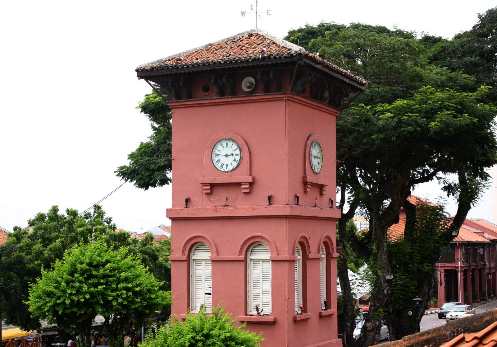 Cottonbud Design: Red buildings of Malacca, Malaysia