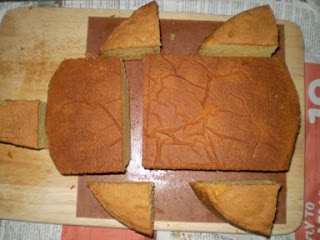PASSIONATE ABOUT BAKING: Cut up cake - Doggie Cake