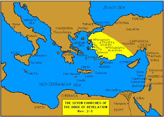 Revelation Studies: Maps of the Seven Churches