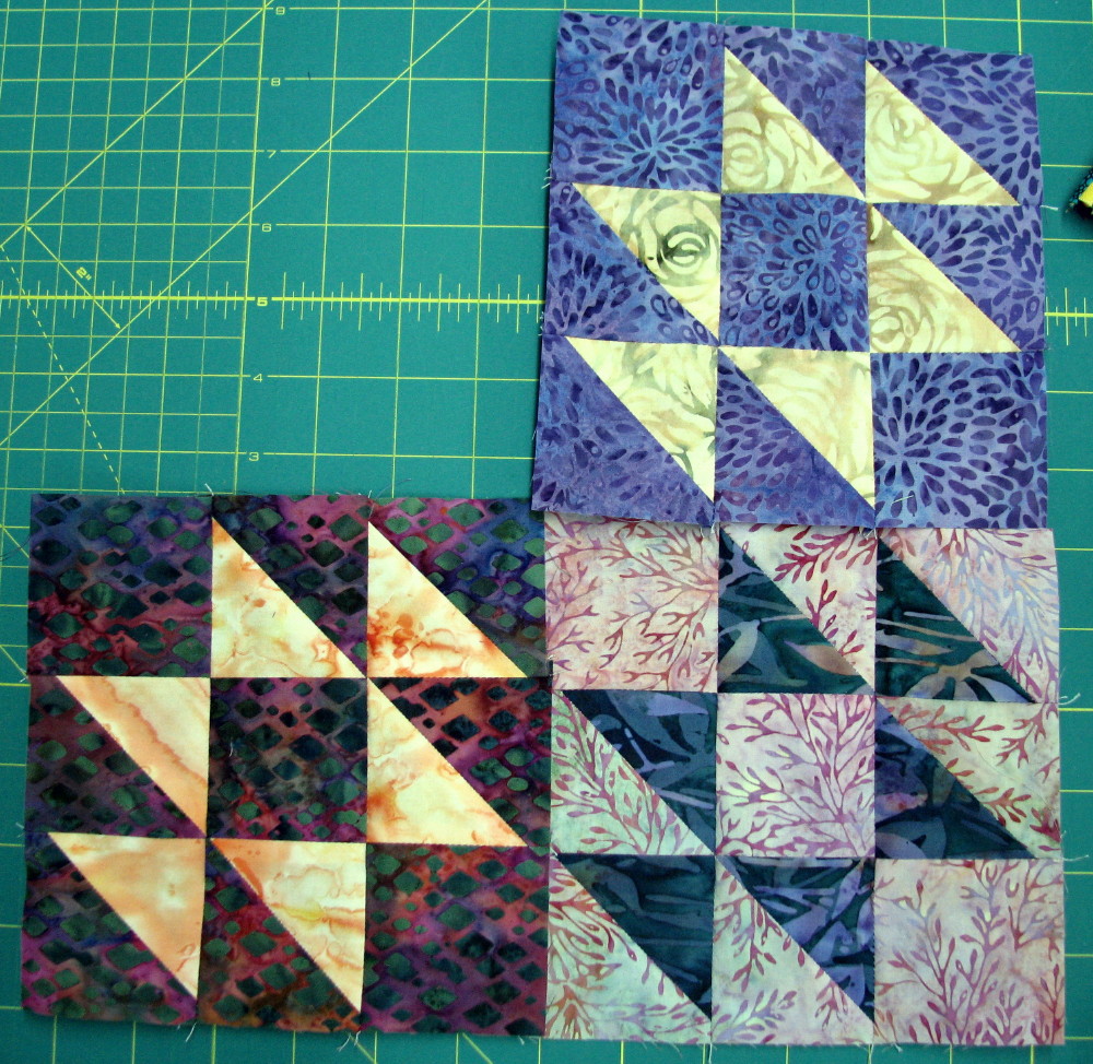 Exuberant Color : triangles and squares.....