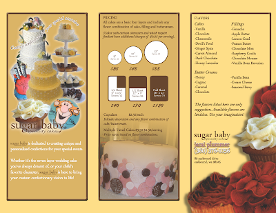 Alison Calhoun Graphic Portfolio: Sugar Baby: Brochure