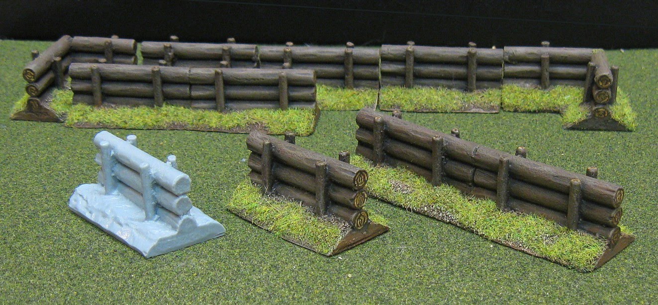 Adventures in Miniature Gaming: Acheson Creations Log Barriers