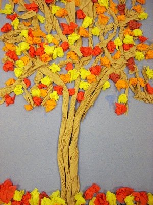 Mrs. Art Teacher!: tree time-lessons for October