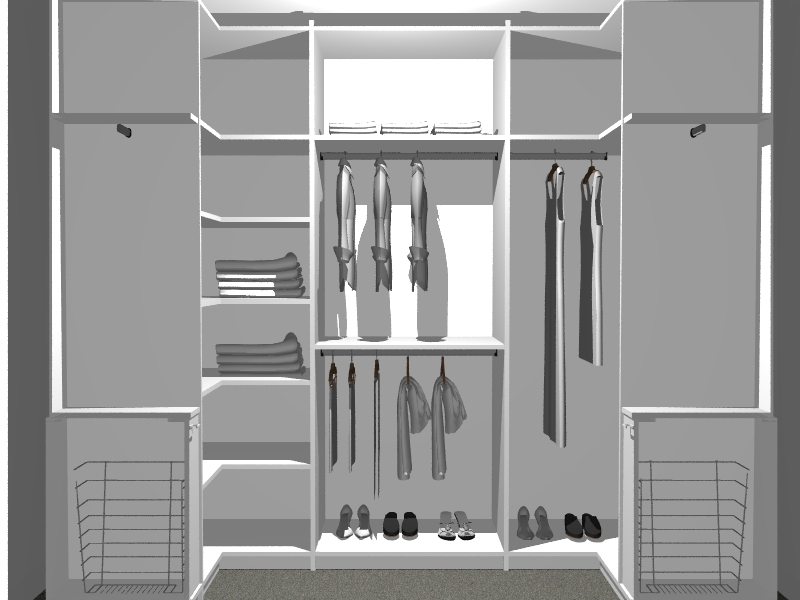 Drea's Portfolio: Closet Design Renders
