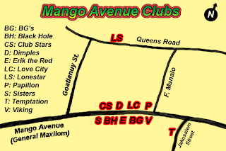 Vices and Leisures in Cebu: mango avenue clubs in cebu