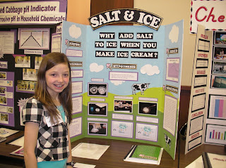 ice cream science fair project