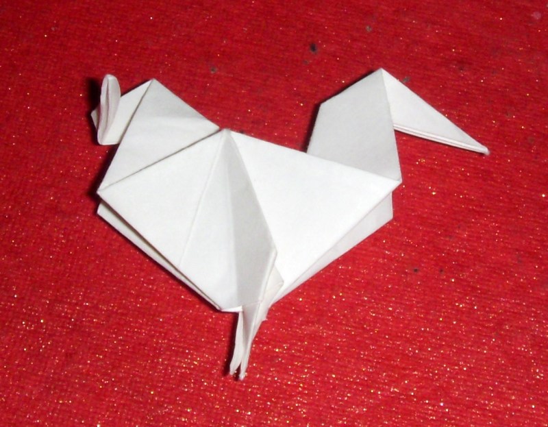 Origami: Origami Chicken