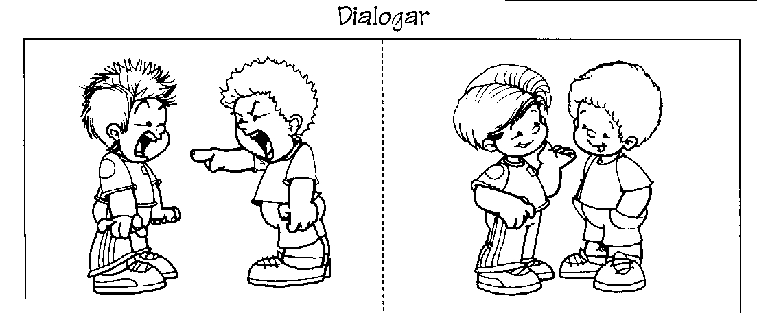 Dibujos animados para pintar que esten dialogando imágenes - Imagui