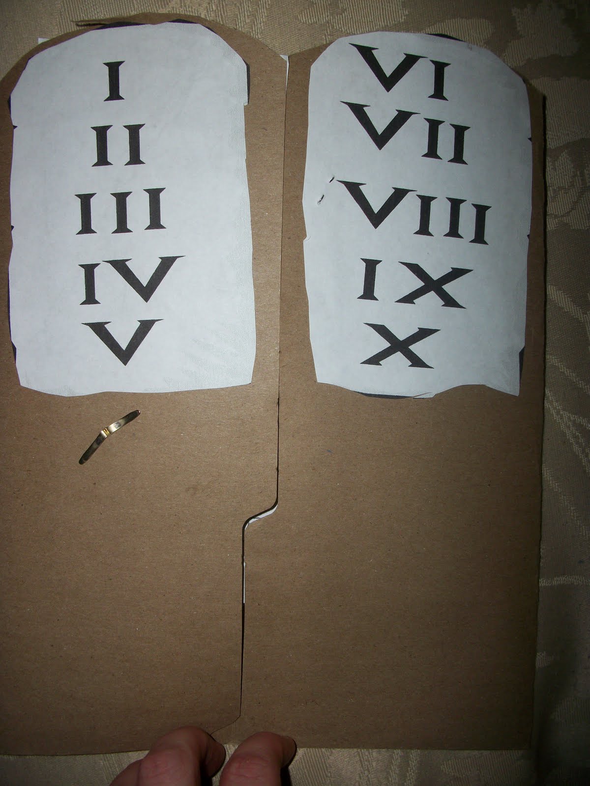 Adventures in Home Education: Ten Commandments Lapbook - completed