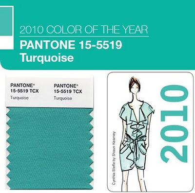 ADC STUDIO: 2010 年度色彩《 PANTONE 15-5519 Turquoise
