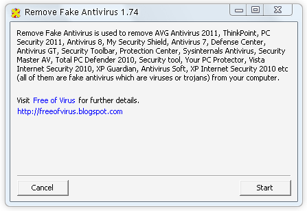 Rogue Antivirus(Rogue)를 제거하는 방법