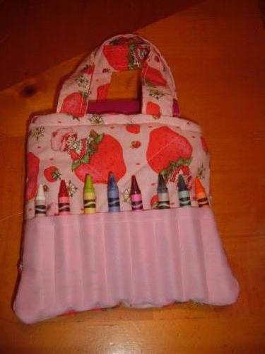 The Craft Barn: New PDF Pattern - Crayon Tote Bags