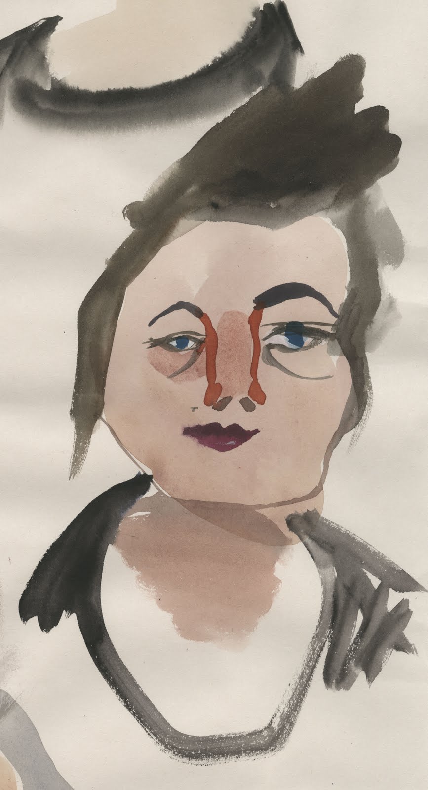 Sarah Maycock: silly self portraits