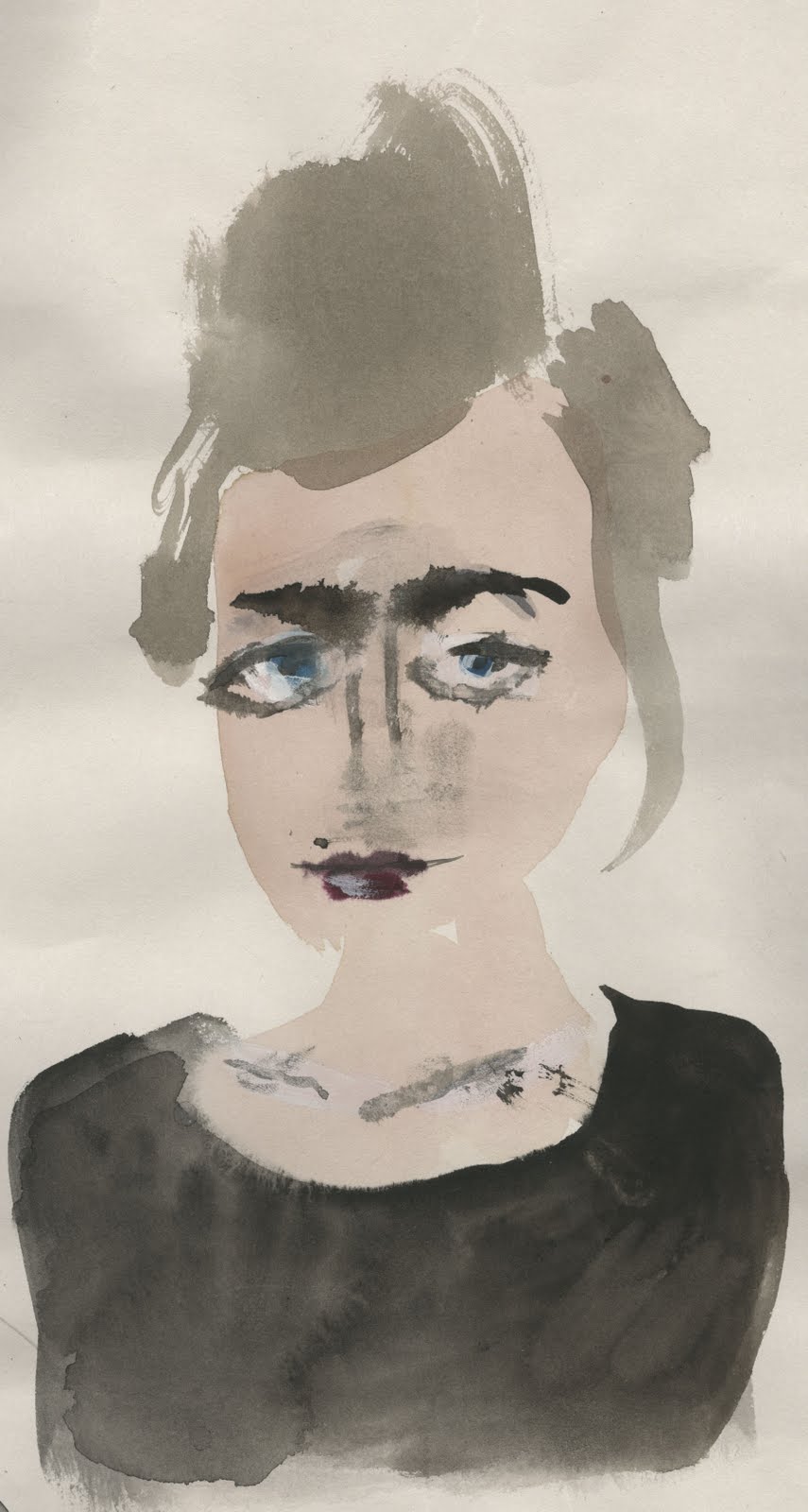 Sarah Maycock: silly self portraits