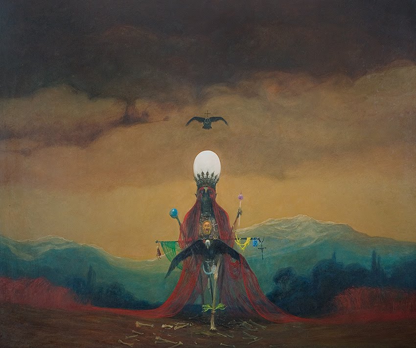Zdzislaw Beksinski Gallery: Paintings of Beksiński from 1974