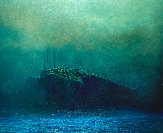 Zdzislaw Beksinski Gallery: Beksiński paintings of 1973