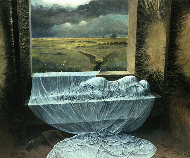 Zdzislaw Beksinski Gallery: How and what Beksinski painted in 1979?