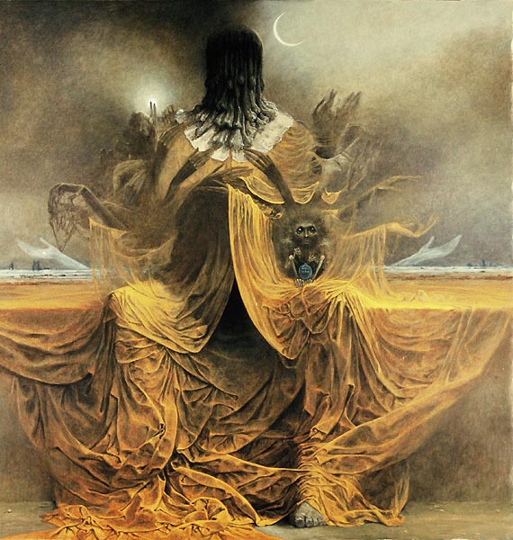 Zdzislaw Beksinski Gallery: How and what Beksinski painted in 1979?