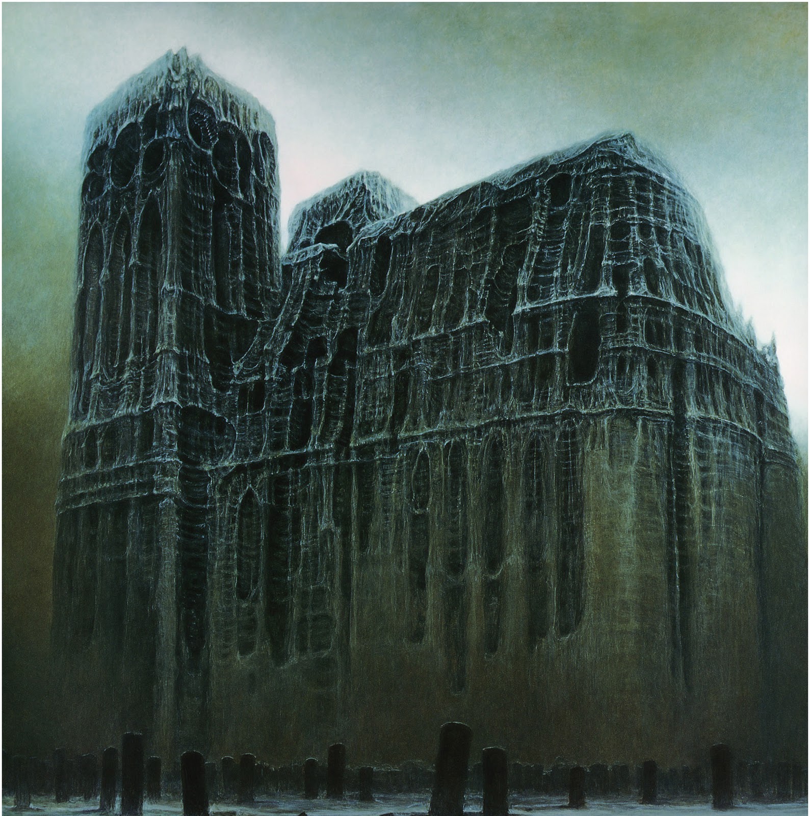 Zdzislaw Beksinski Gallery: Zdzislaw Beksinski paintings from 1985