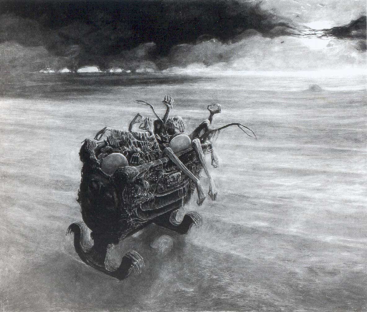 Zdzislaw Beksinski Gallery: Beksinski paintings from 1980