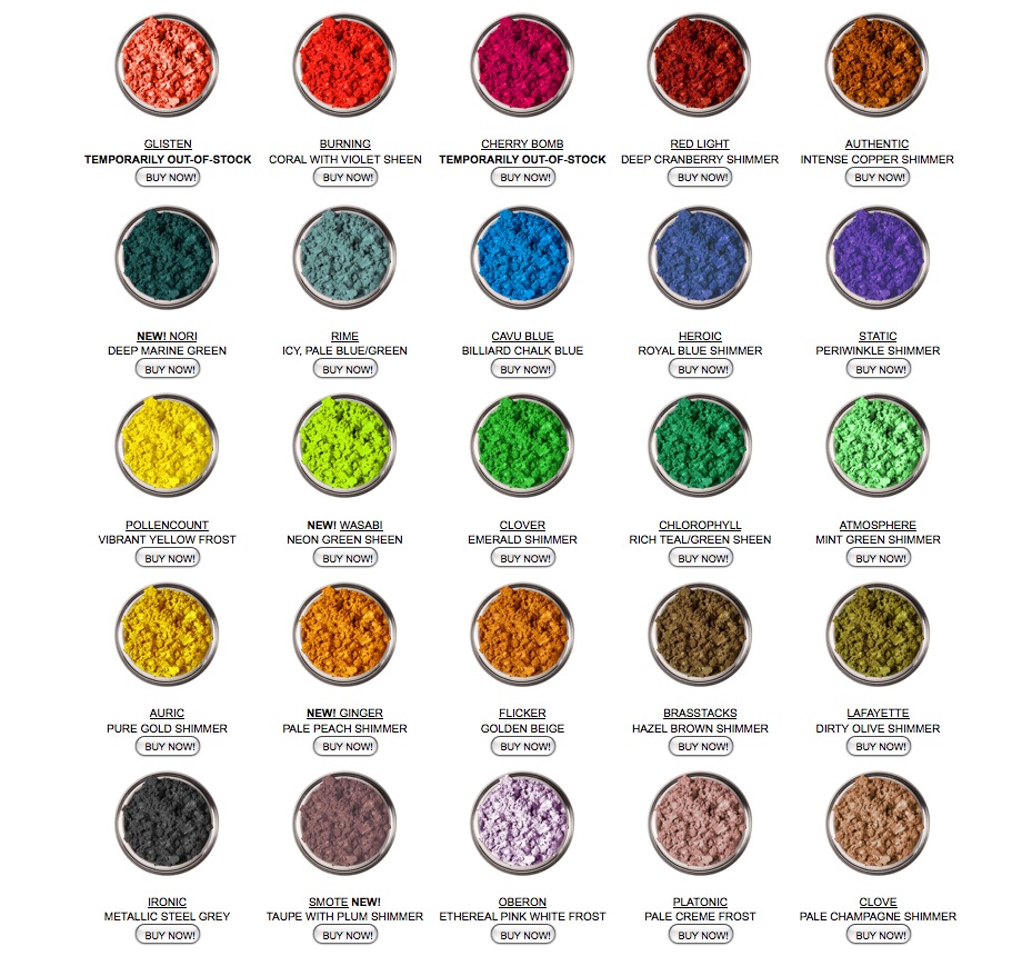 Obsessive Compulsive Cosmetics; Loose Color Concentrates