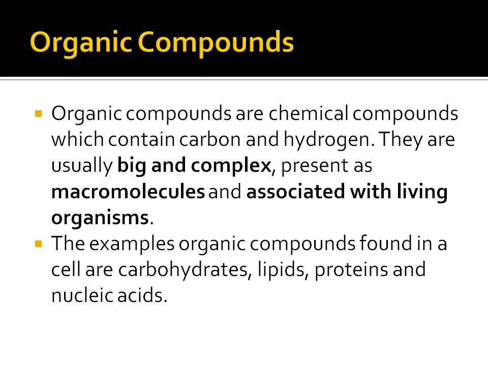Biology: Chapter 4 : Chemical Composition of Cell