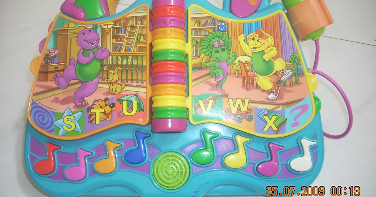 Toys4toddlers: Barney ABC 123 sing n learn electronic toy