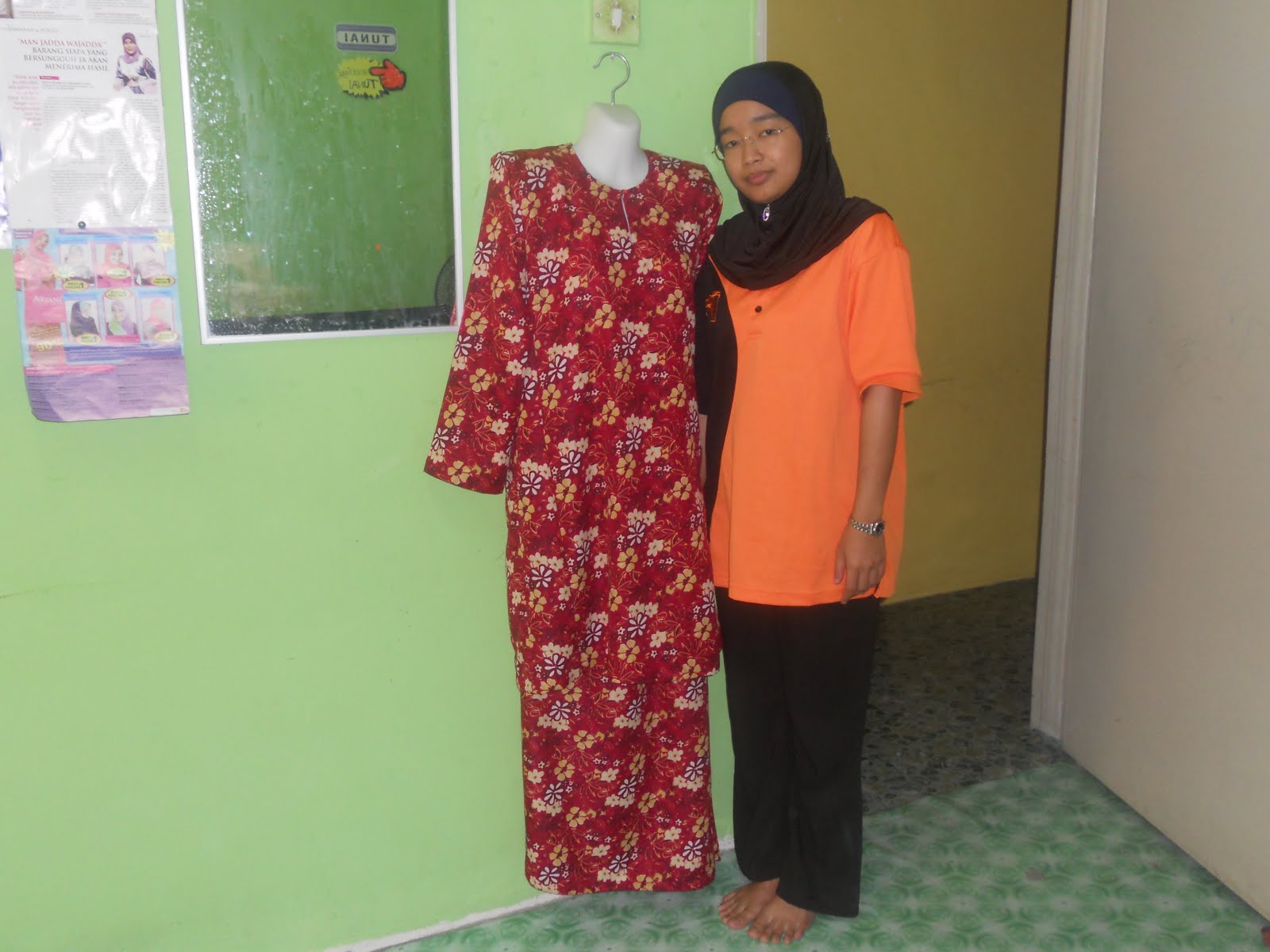 SweetBajuKurung: Kelas Menjahit Baju kurung Dan Tudung Bersama Ana,Kak ...