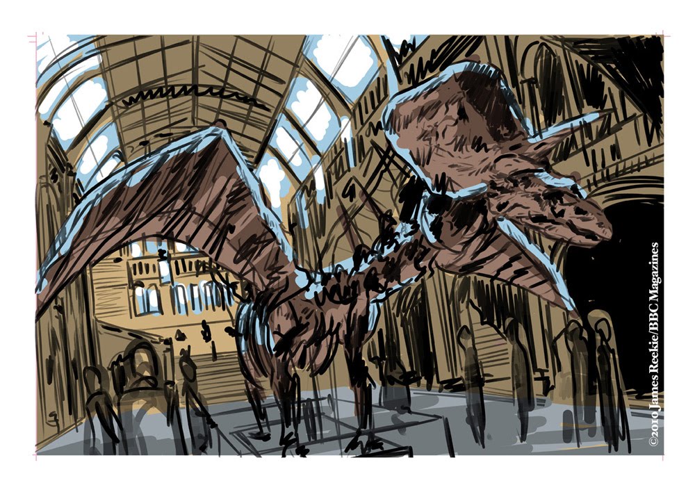 James Reekie Illustration: The Truth About Dinosaurs