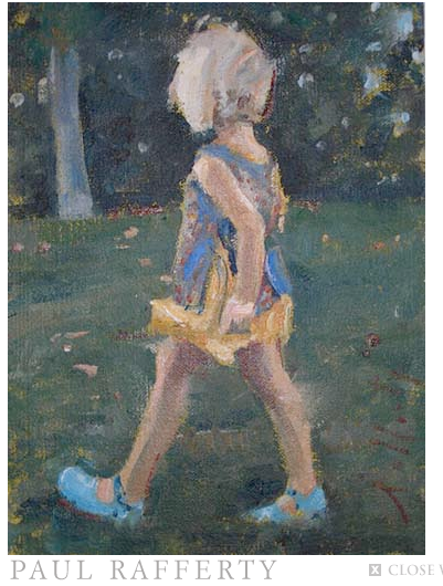 WHITE + GOLD: PAUL RAFFERTY ART