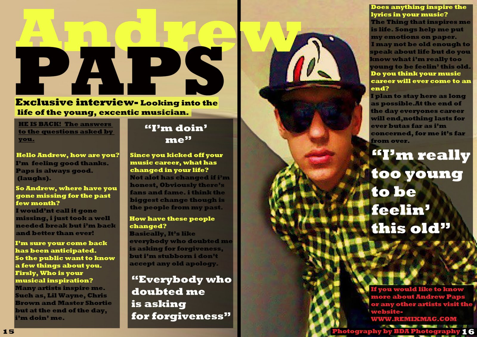 Bee's AS Media coursework